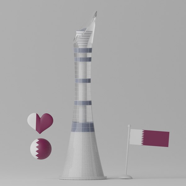 Aspire Tower Qatar Doha Landmark 1 3D 모델 - TurboSquid 2044052