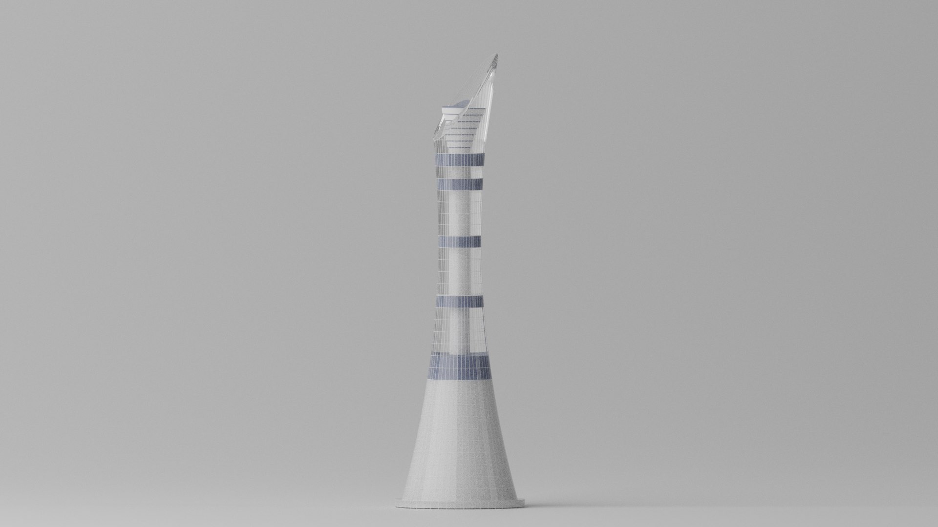 3D Model Aspire Tower Qatar Doha Landmark 1 - TurboSquid 2044052