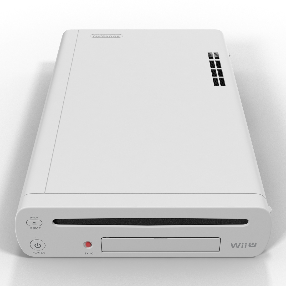 nintendo wii u console 3d 3ds