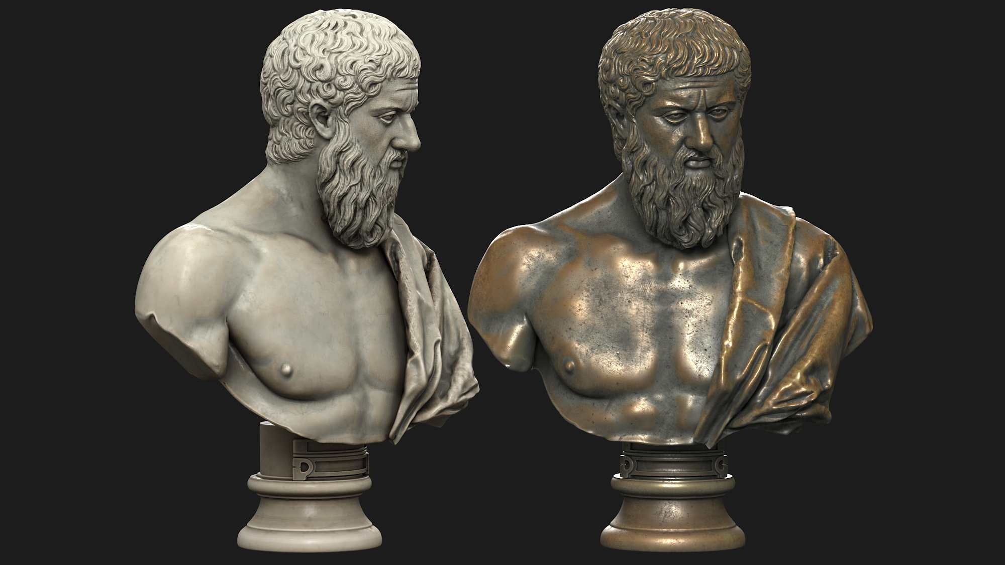 modelo 3d Busto de Platón - TurboSquid 2011181