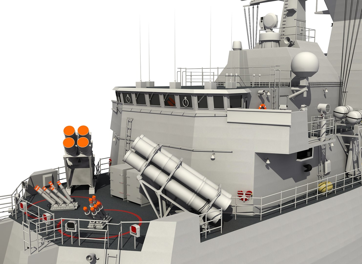 3D model ANZAC MEKO Class Frigate HMAS ARUNTA FFH 151 - TurboSquid 2096516