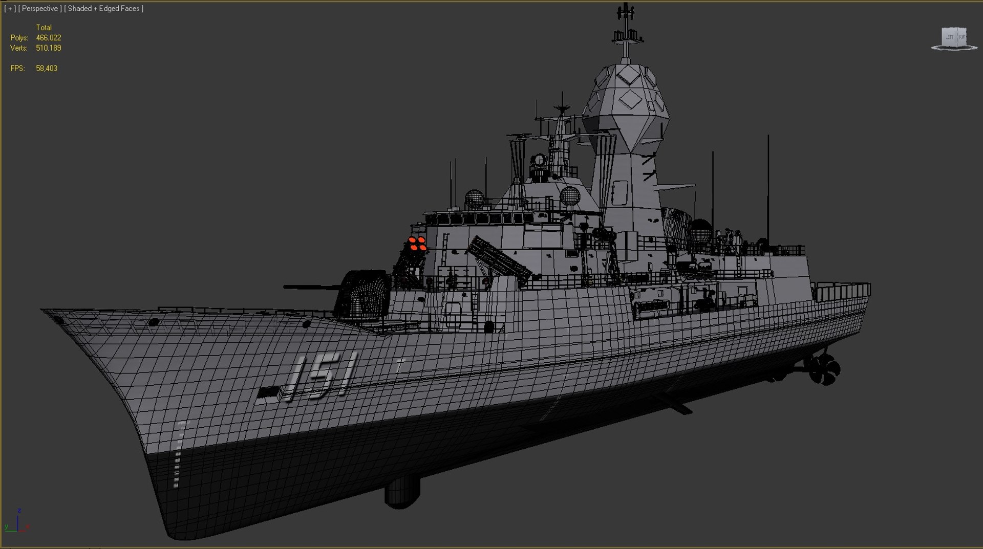 3D Model ANZAC MEKO Class Frigate HMAS ARUNTA FFH 151 - TurboSquid 2096516