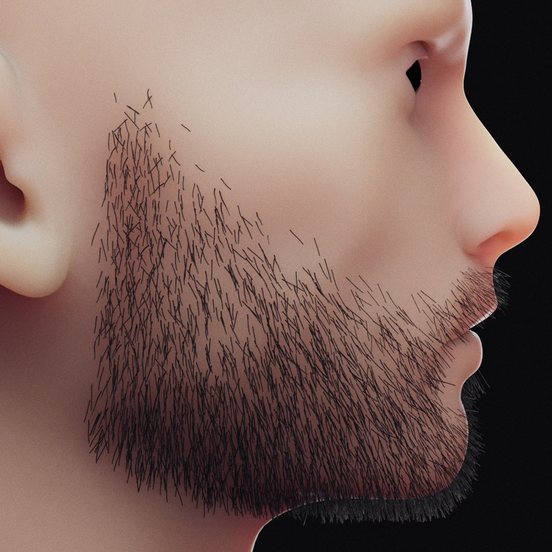 Stubble Low Poly 2 3D - TurboSquid 1922799