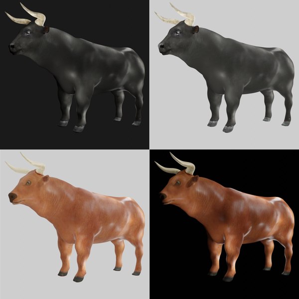 3D Ox Models | TurboSquid
