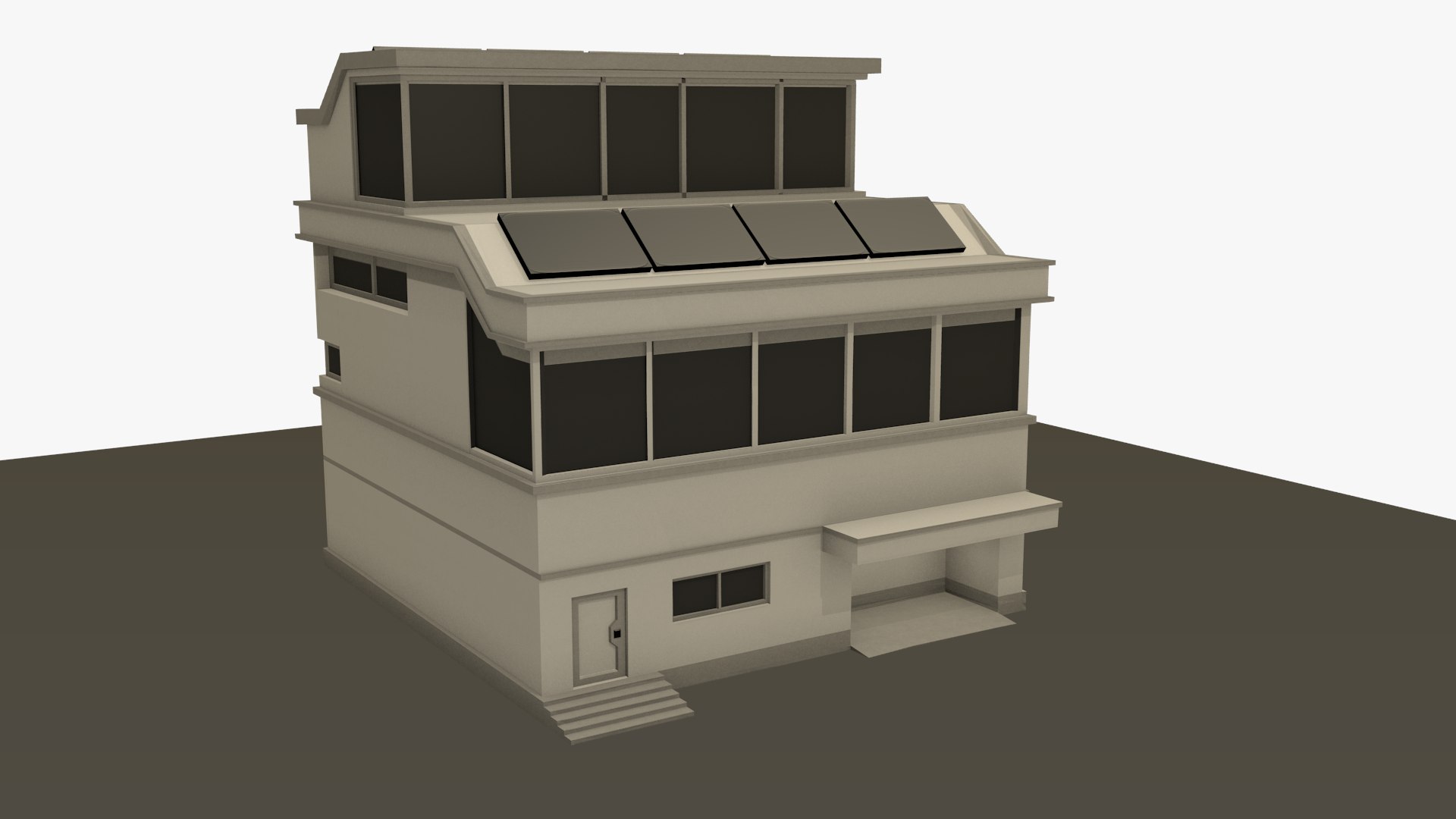 Modern Futuristic House Model - TurboSquid 1785420
