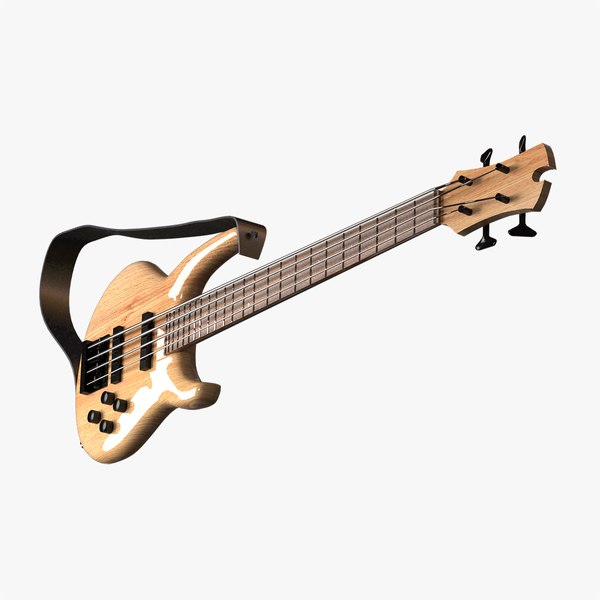 modelo 3d Bass guitar - TurboSquid 2000335
