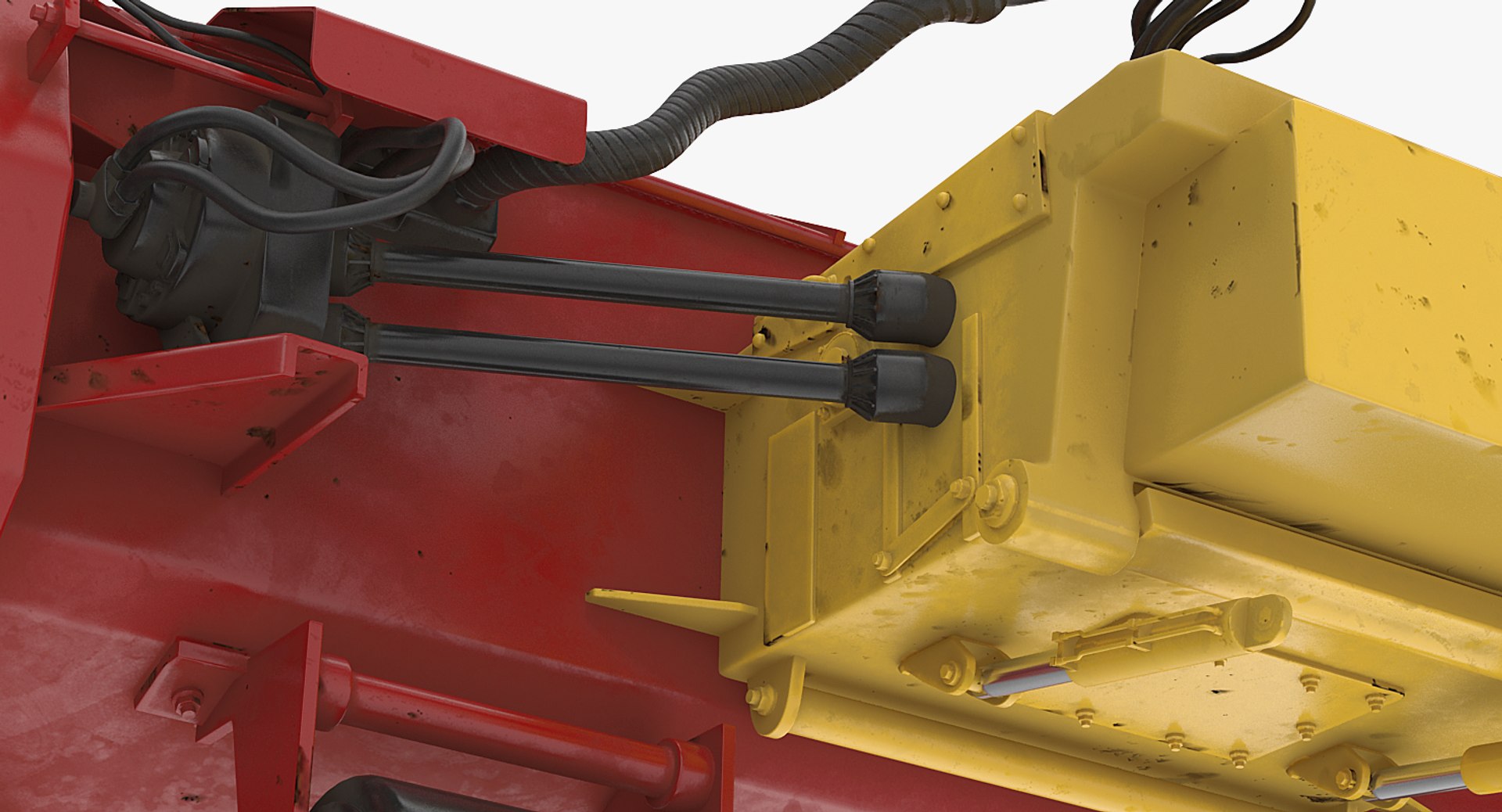 Combine Harvester Draper Header Model - TurboSquid 1330725