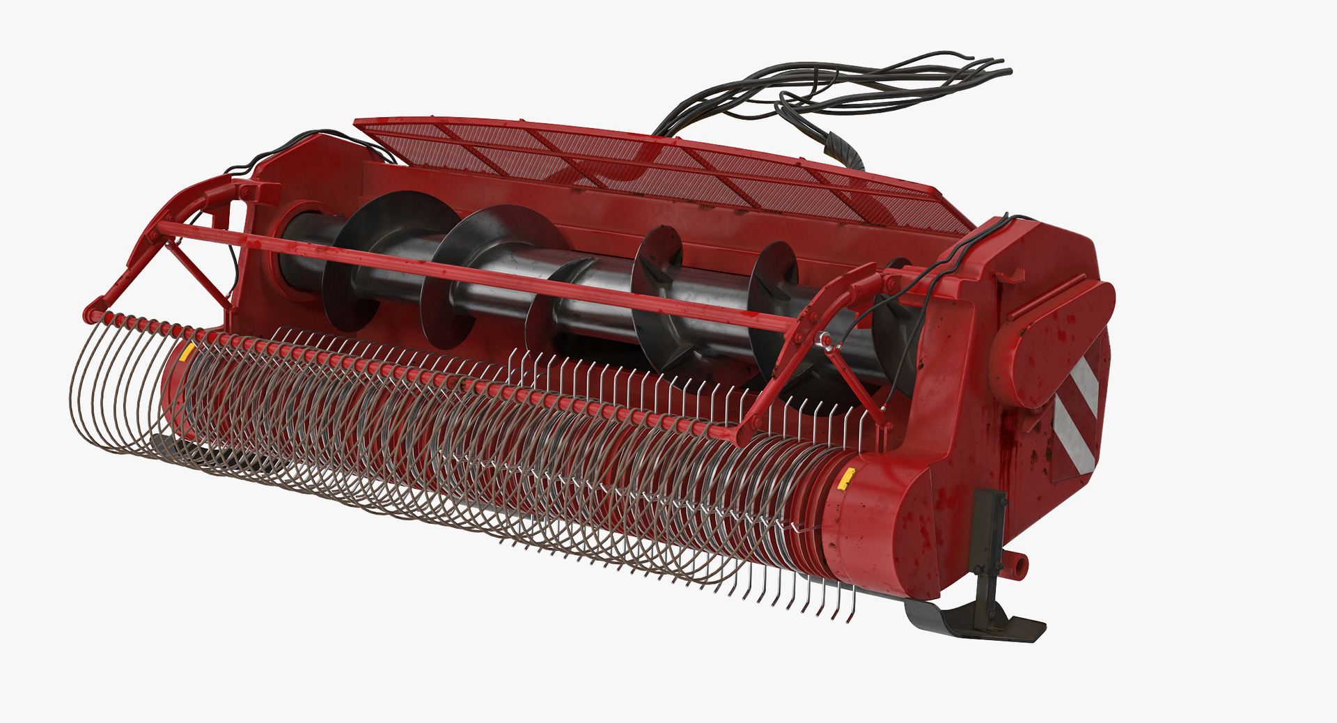 Combine Harvester Draper Header Model - TurboSquid 1330725