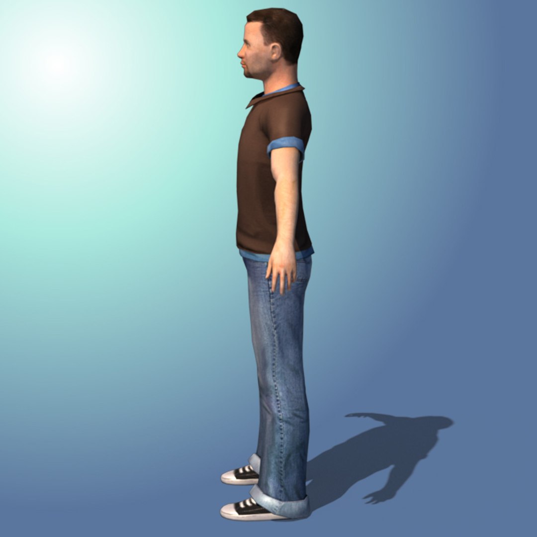 3D rigged male character ready model - TurboSquid 1641813