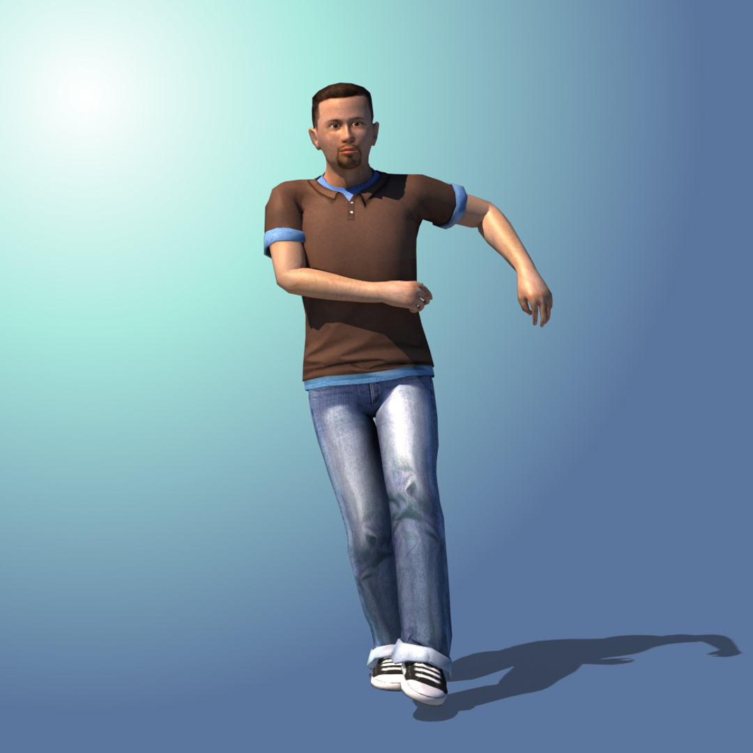 3D rigged male character ready model - TurboSquid 1641813
