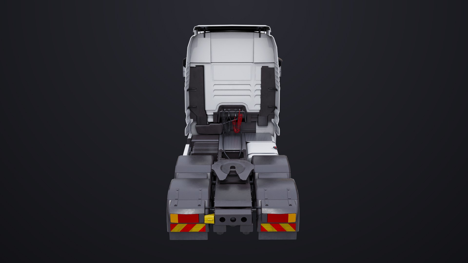 Heavy Truck 04 Chassis White All PBR Unity UE Textures Model ...