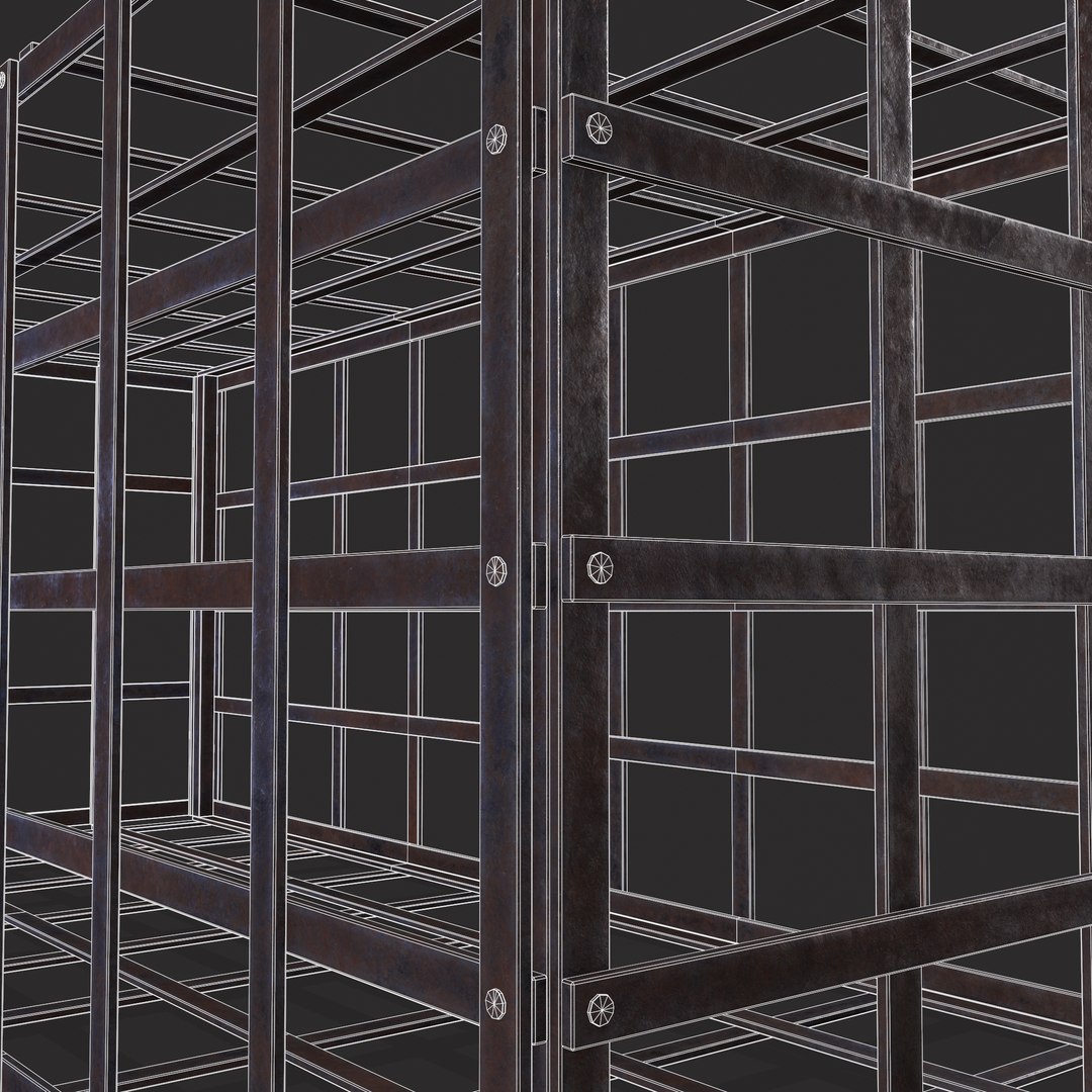 3D Metal Cage - TurboSquid 1857256