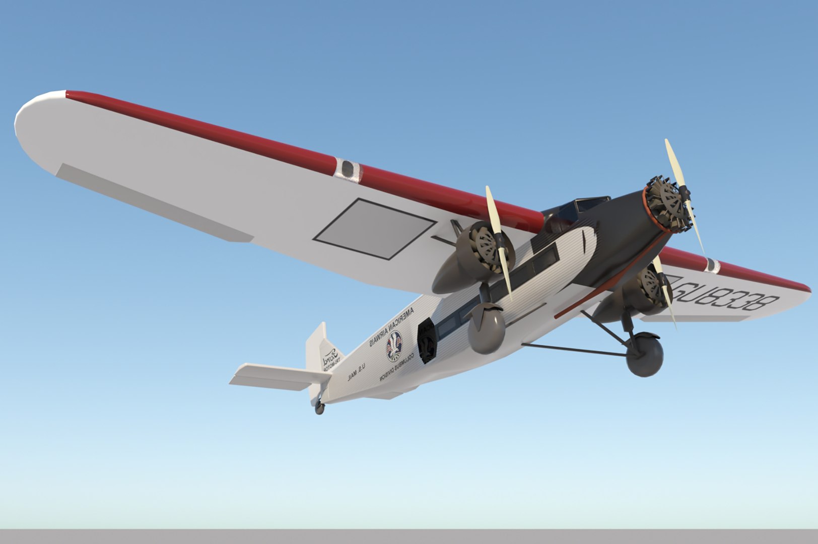 VINTAGE AIRPLANE - FA5 E Tigger II Fighter Aircraft model - TurboSquid ...