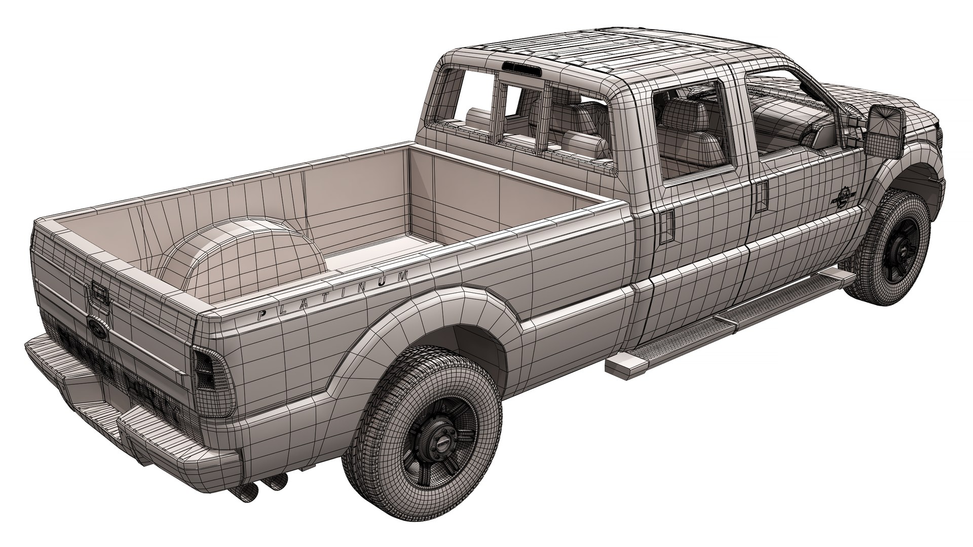 3d F250 Super Duty Model
