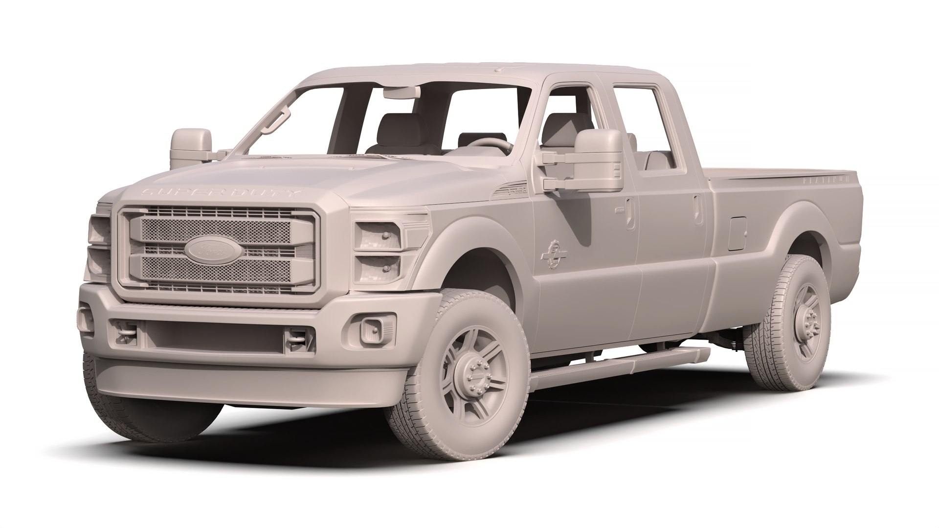 3d F250 Super Duty Model