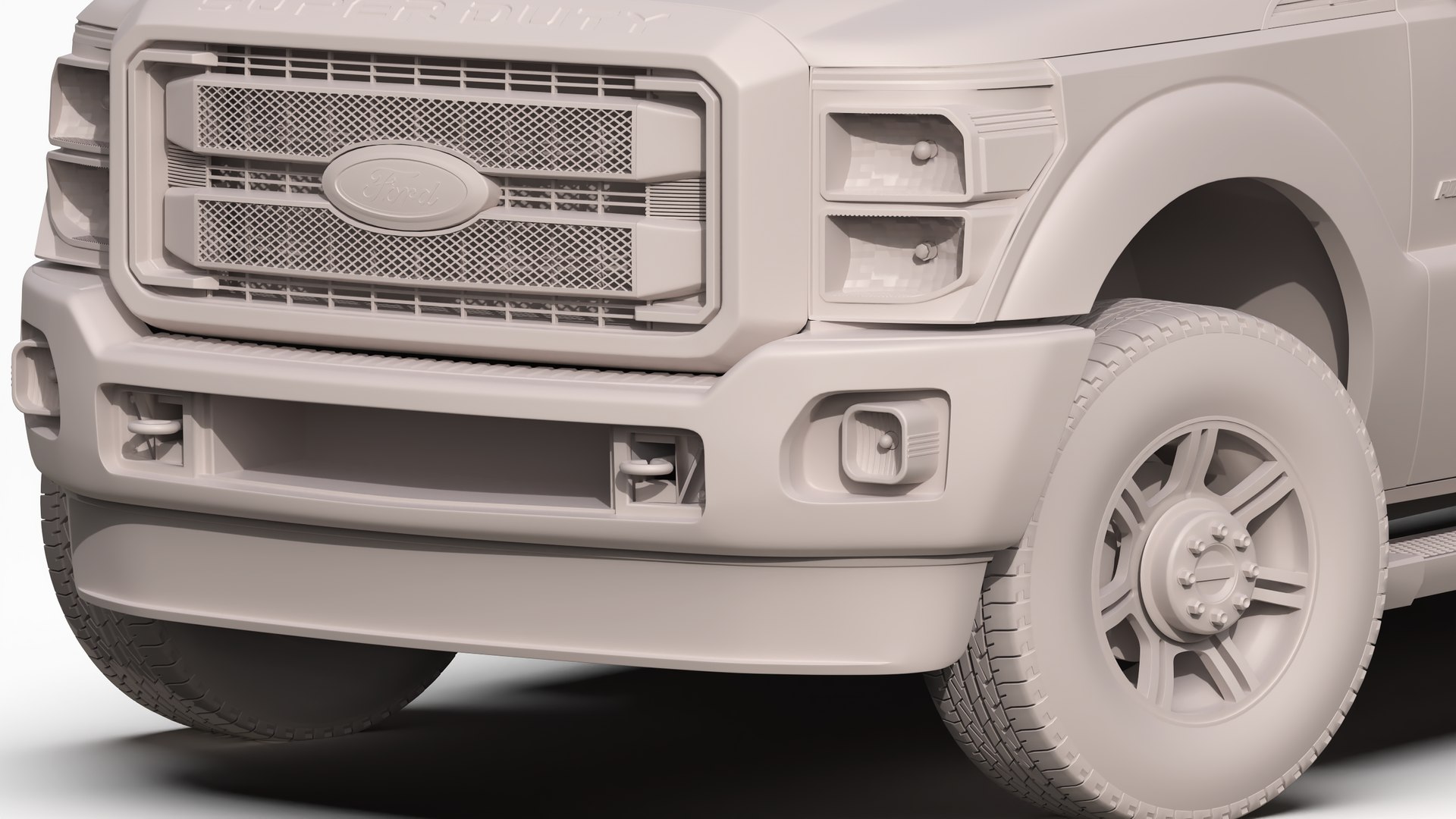 3d F250 Super Duty Model