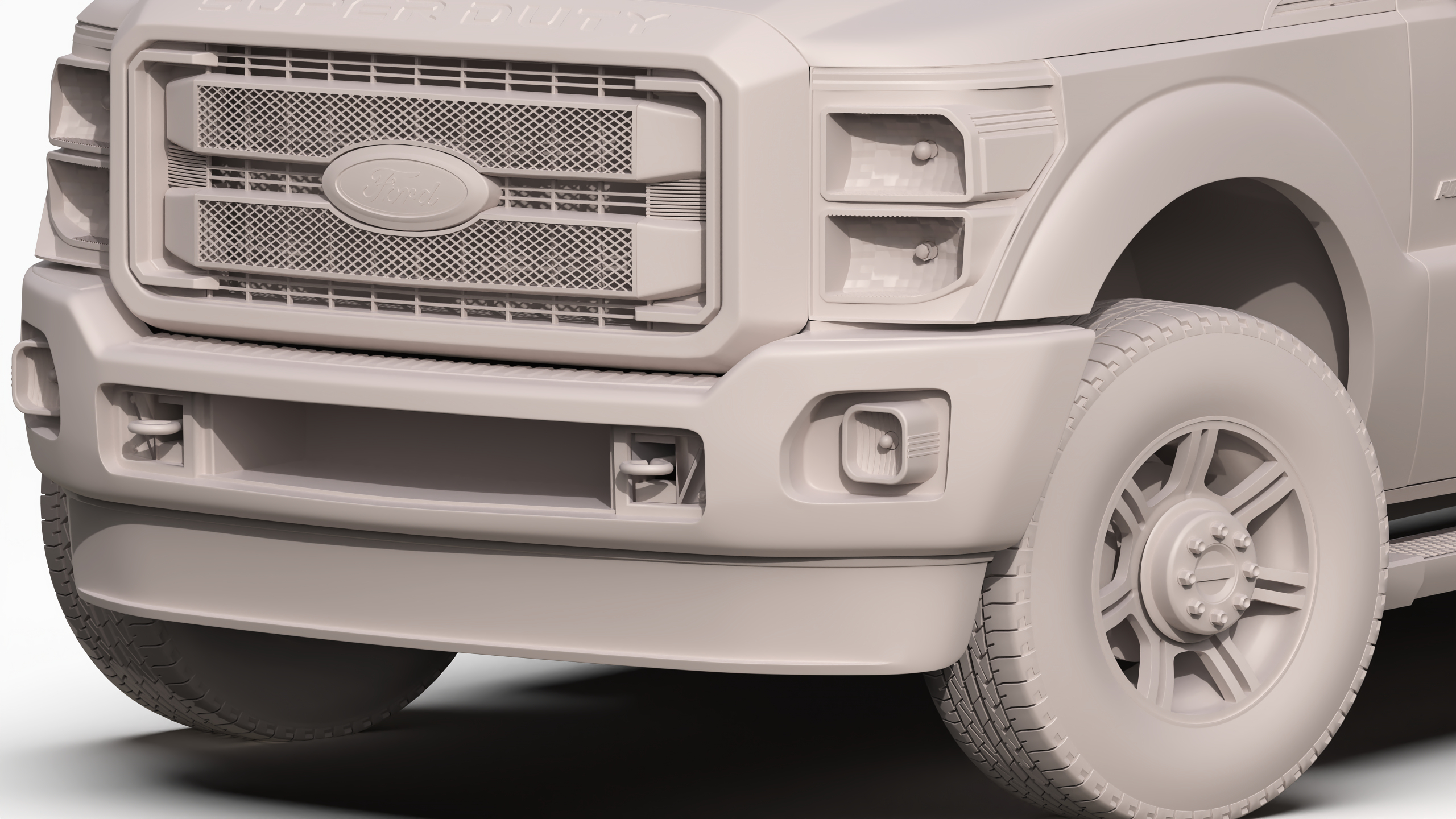modelo 3d Ford F250 Super Duty (2011 - 2016) - TurboSquid 662208