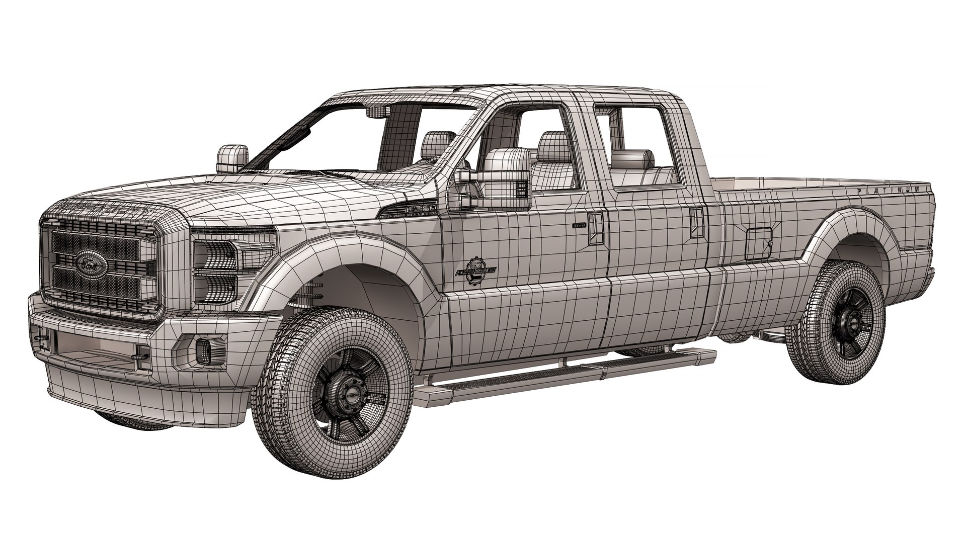 3d F250 Super Duty Model