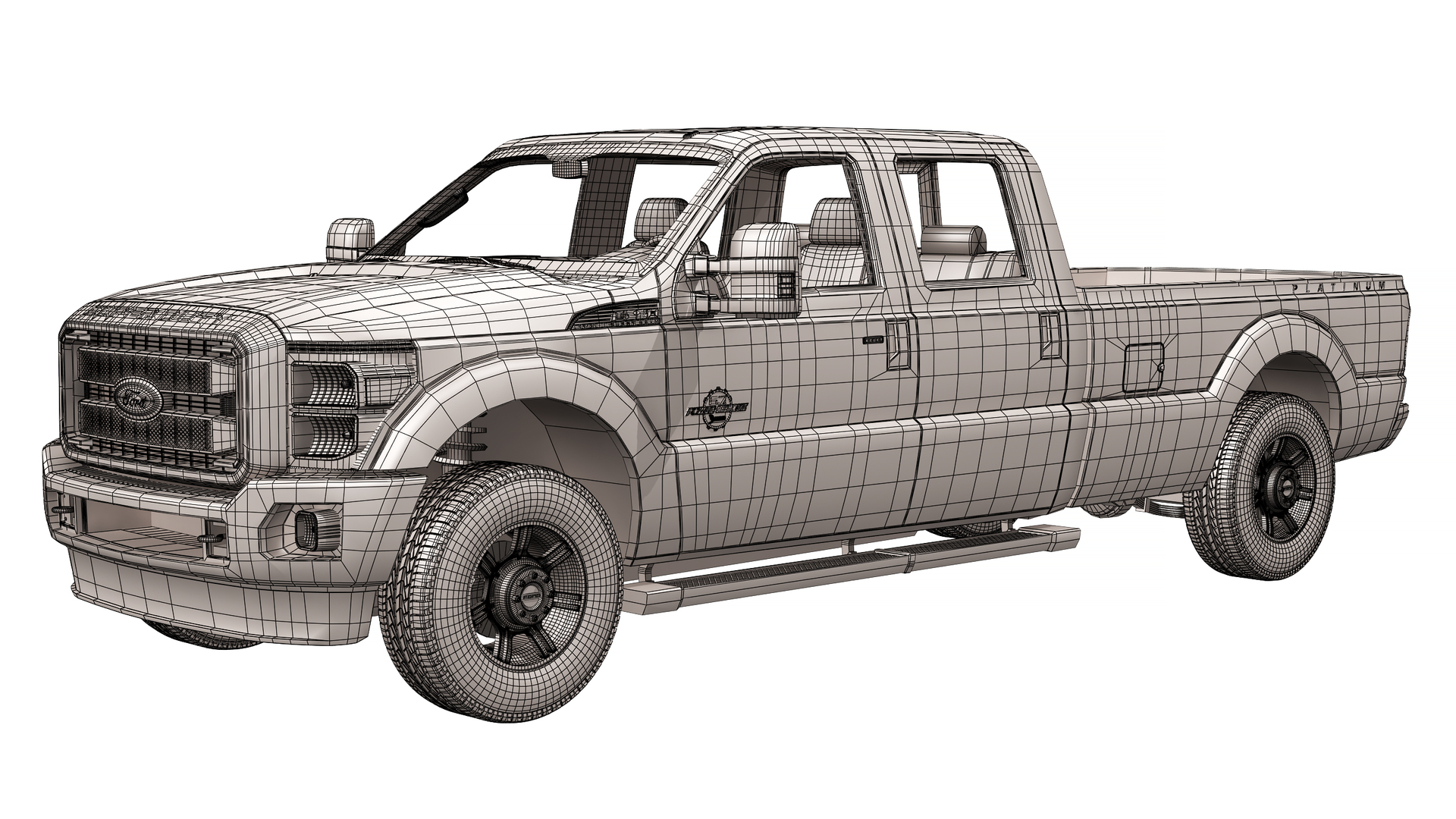 3d f250 super duty model