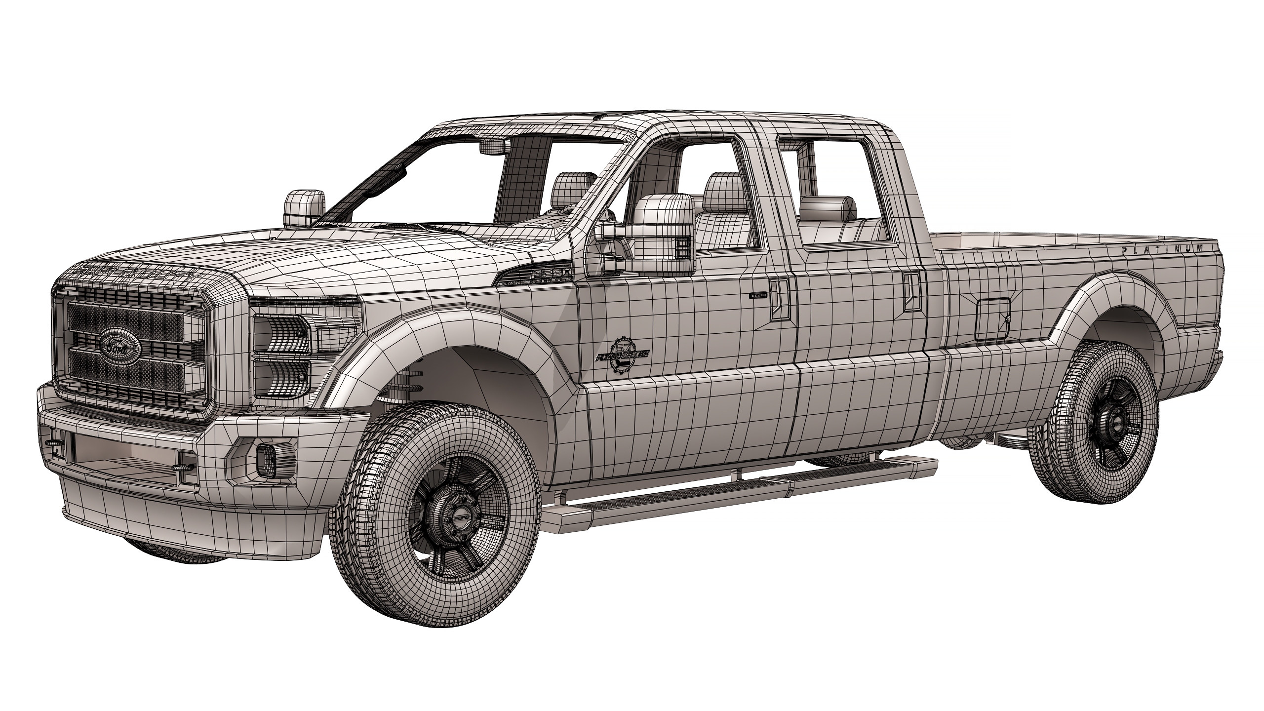3d f250 super duty model