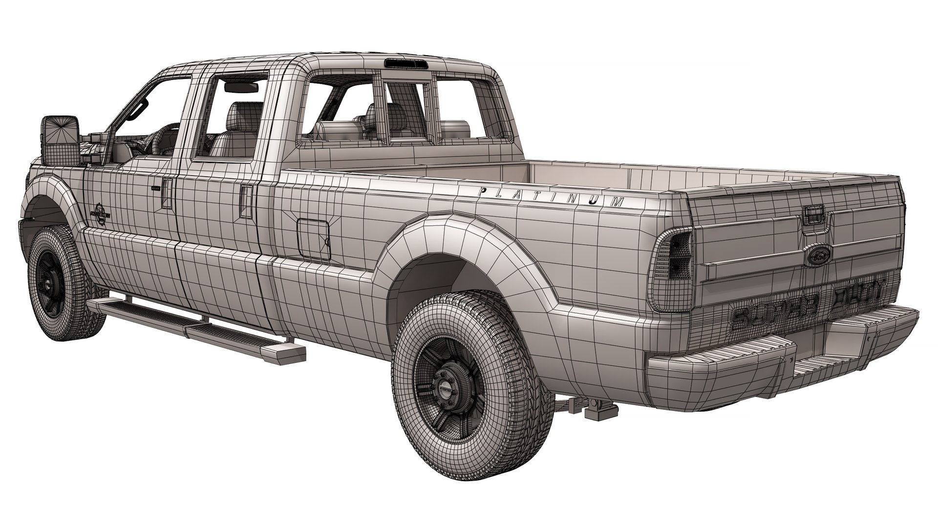3d F250 Super Duty Model