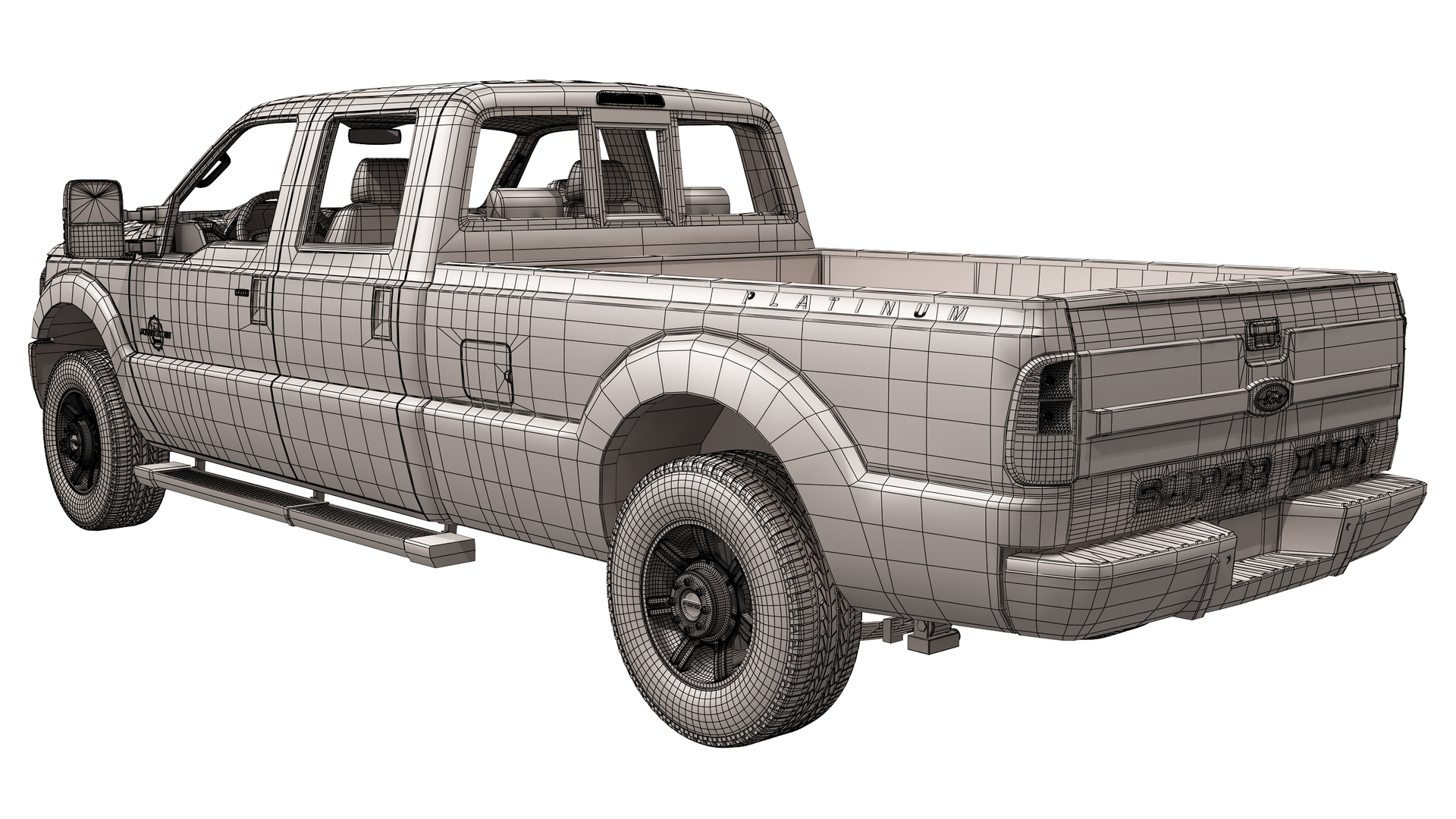 3d f250 super duty model
