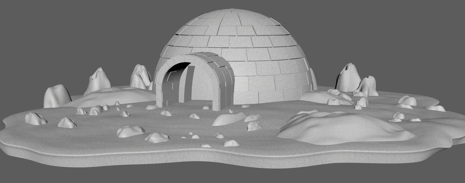 Igloo Iglo Model - TurboSquid 1225552
