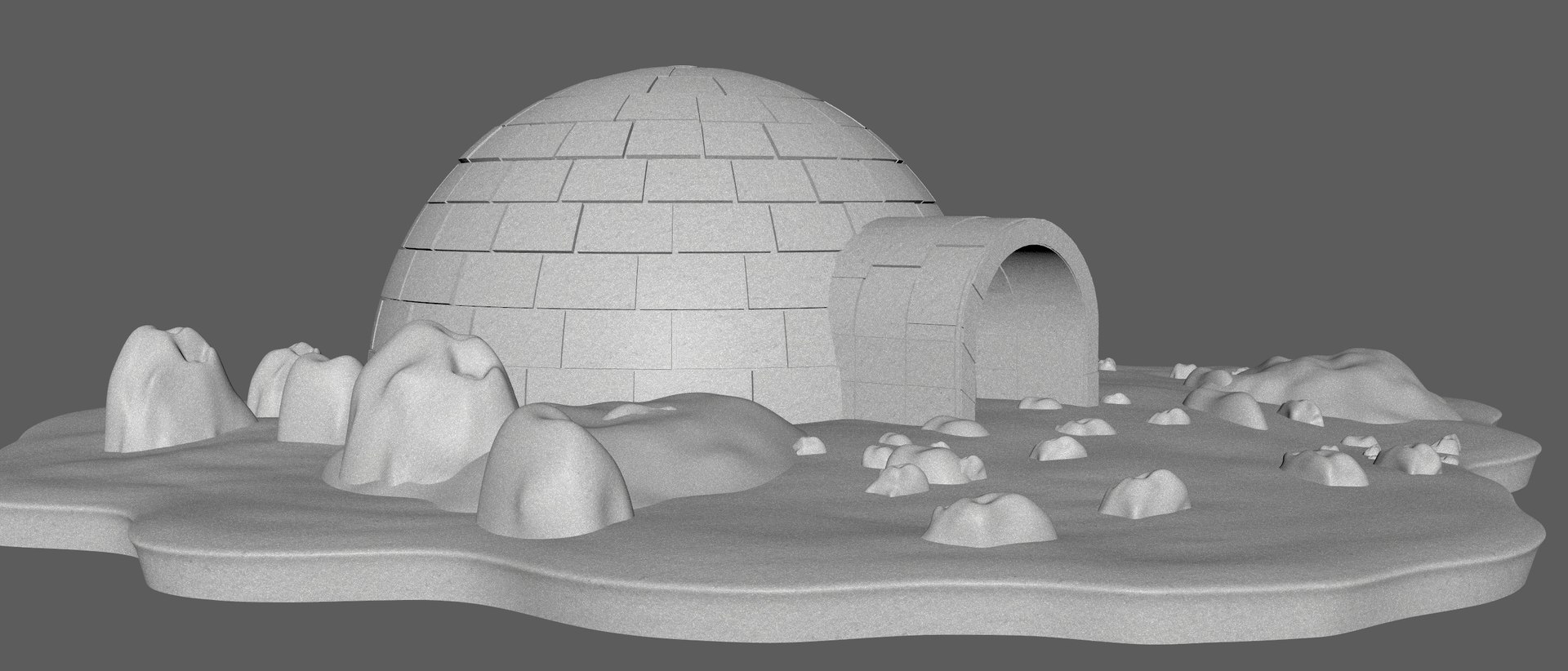Igloo Iglo Model - TurboSquid 1225552