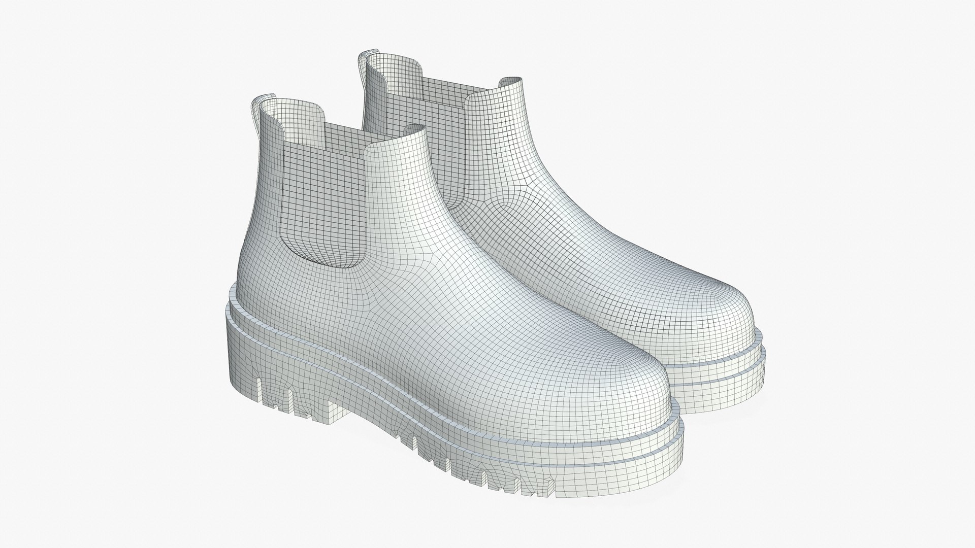 Realistic Leather Boots V31 3D - TurboSquid 1952945