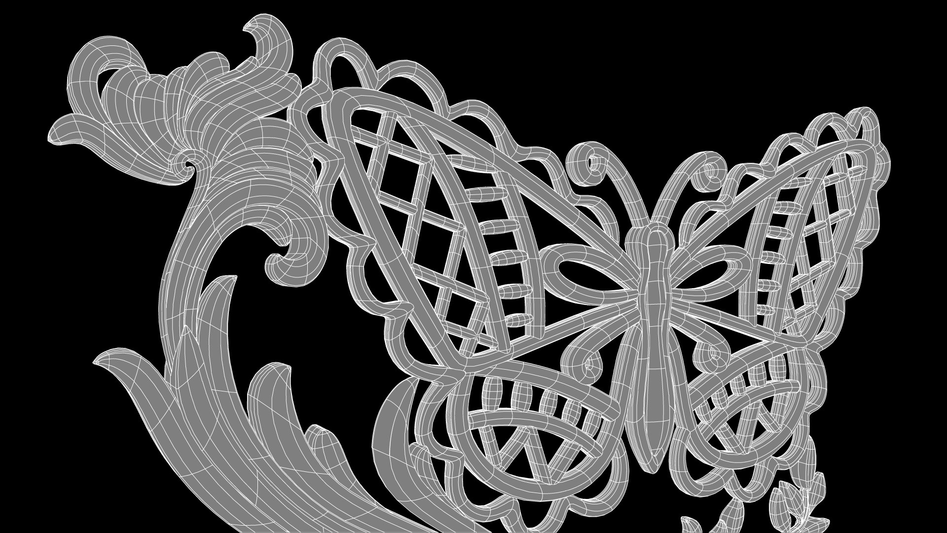 Pendant x1 butterfly cnc 3D model - TurboSquid 1630279