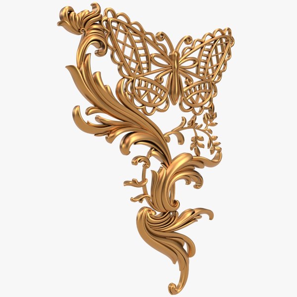 Pendant x1 butterfly cnc 3D model - TurboSquid 1630279