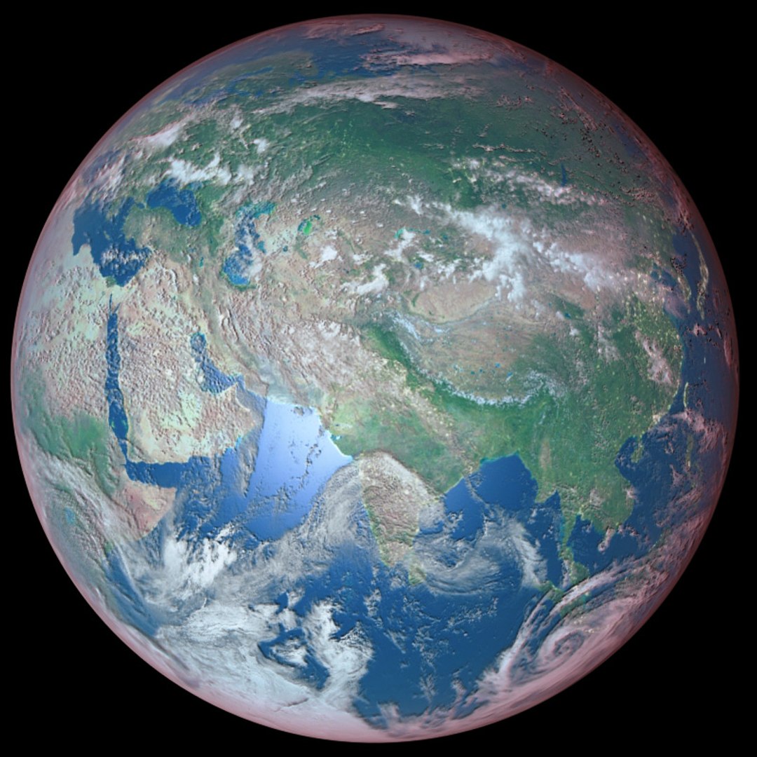 3d Realistic Earth Day Night