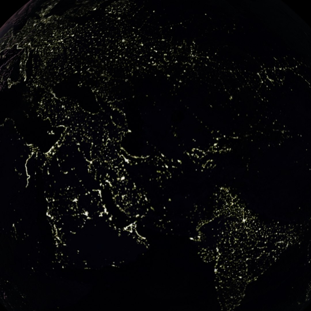 3d Realistic Earth Day Night