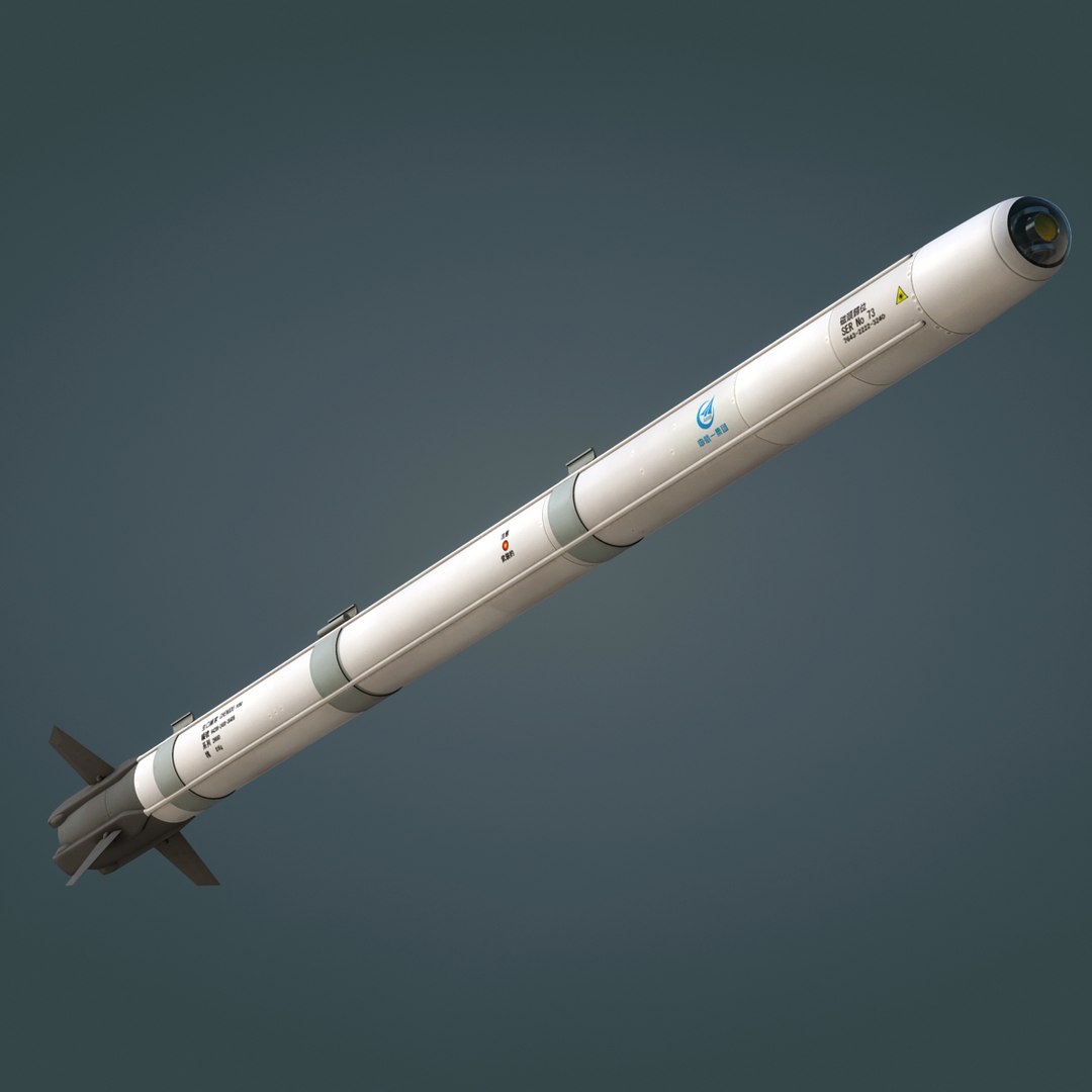 pl-10 missile 3d model