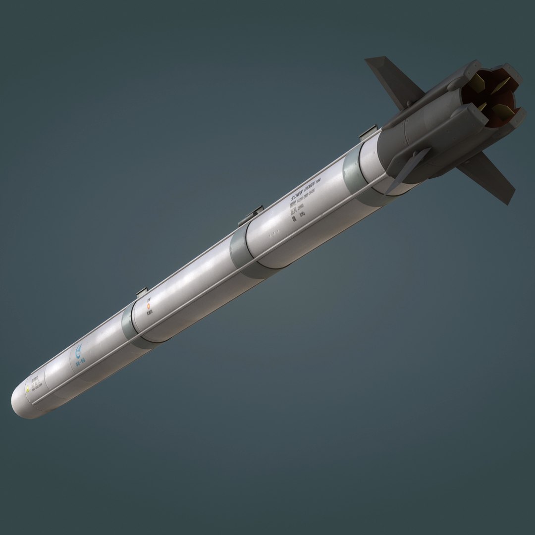pl-10 missile 3d model