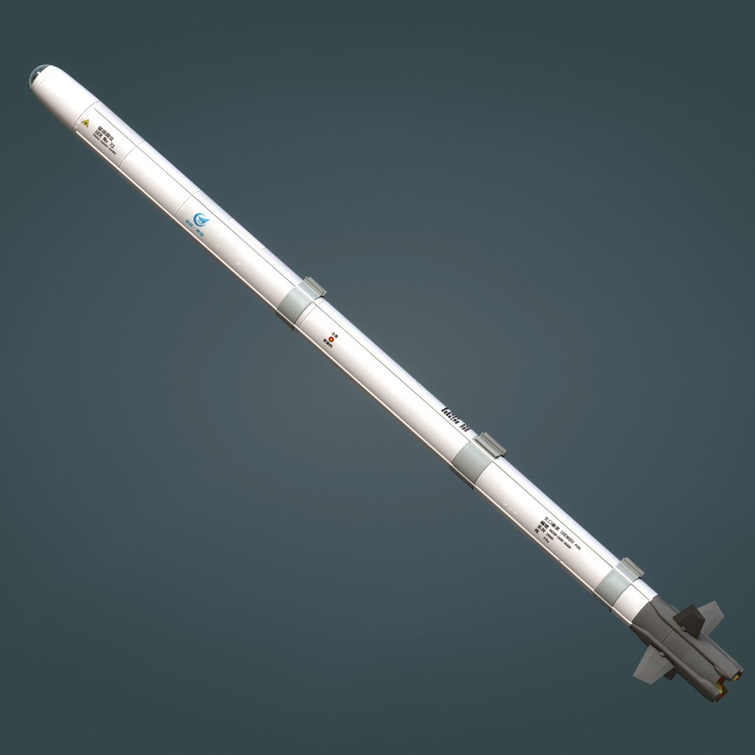 pl-10 missile 3d model
