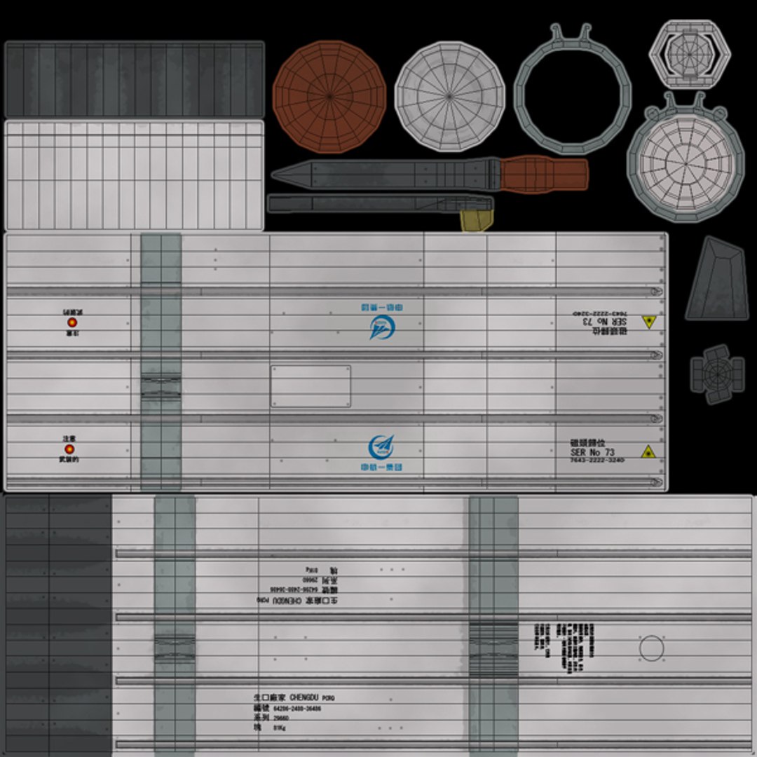 pl-10 missile 3d model