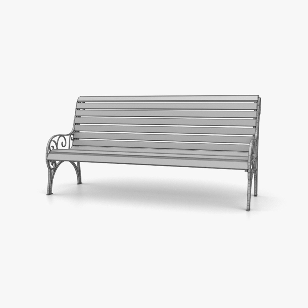 City Bench 3D Model - TurboSquid 1814945