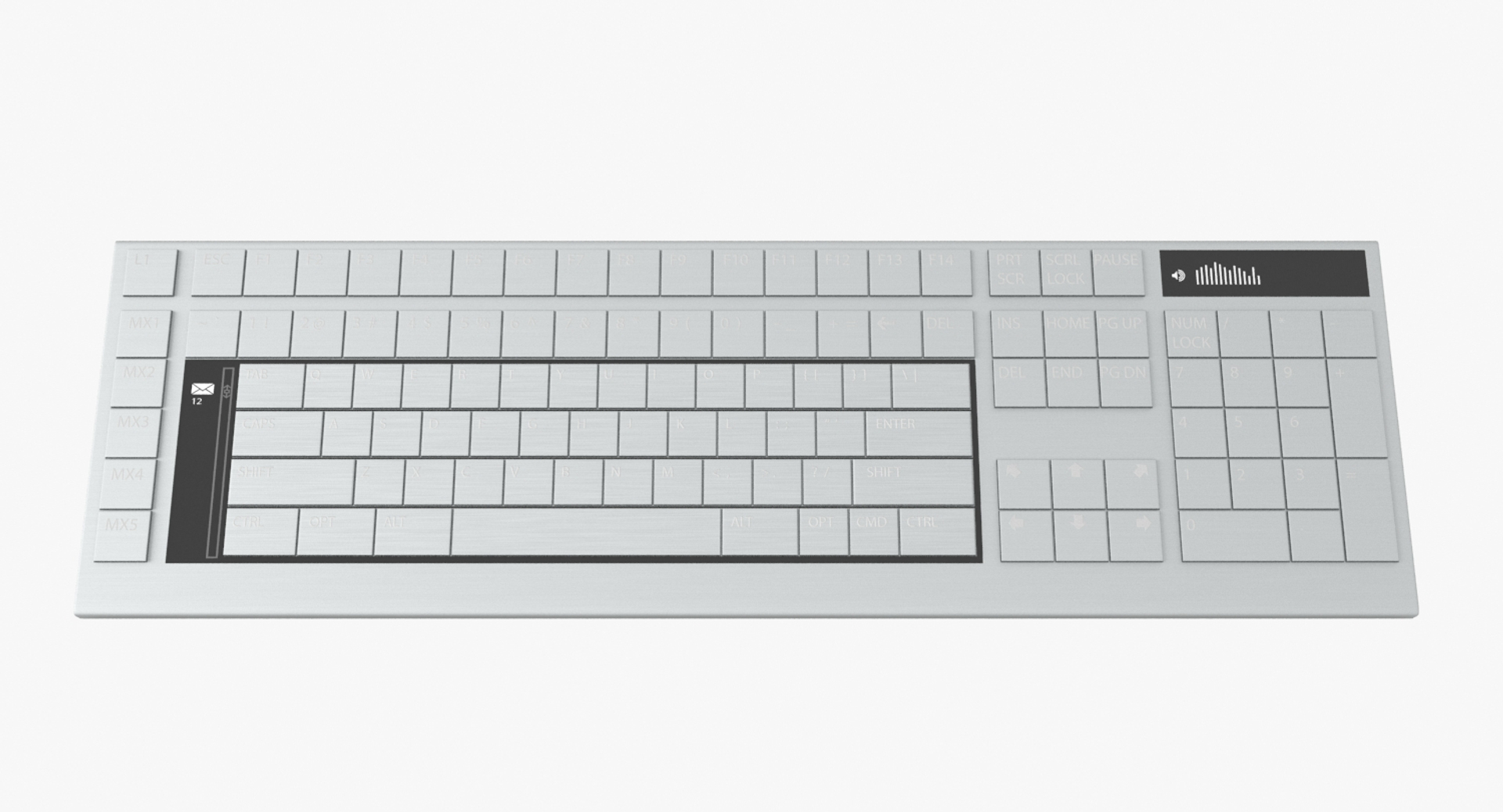 Modern keyboard 3D model - TurboSquid 1334979