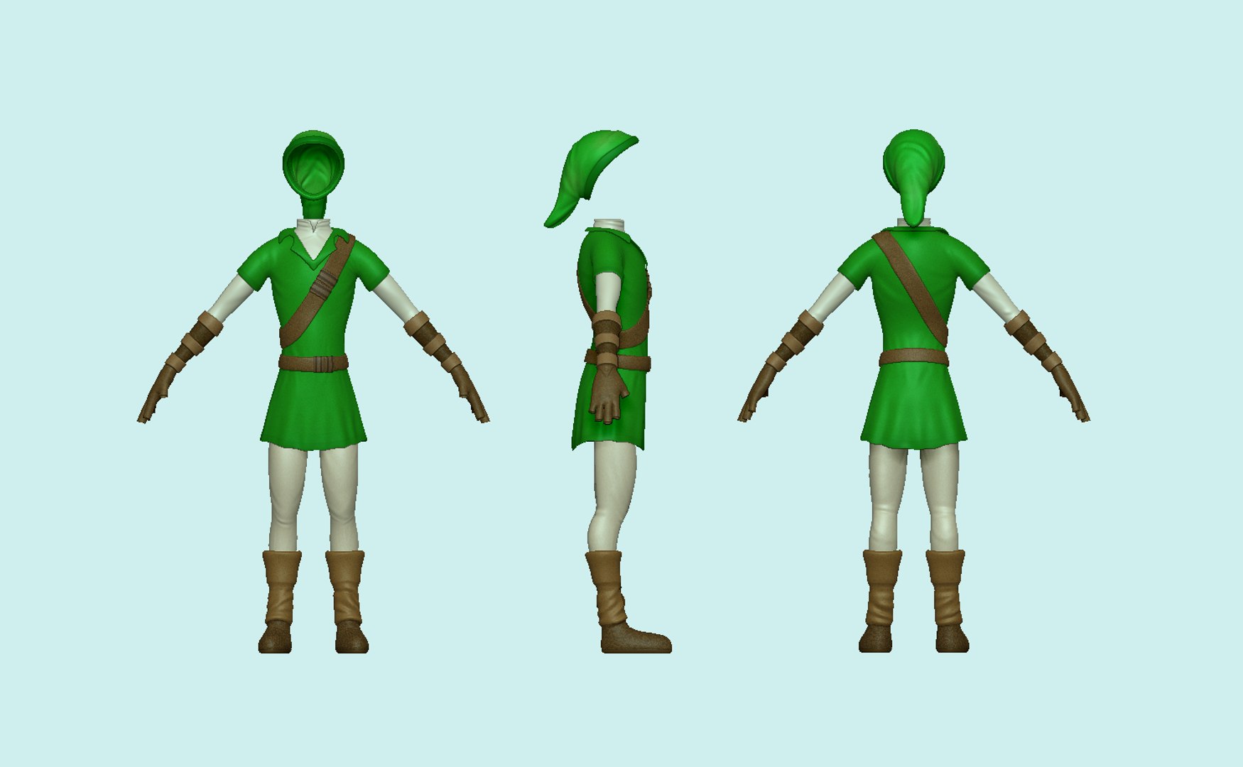3D Outfit Link - Legend - TurboSquid 1575775