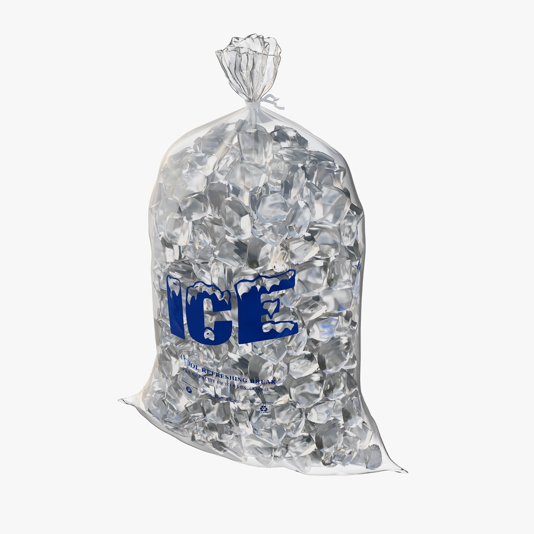 Plastic Bag Ice Cubes 3D - TurboSquid 1491722