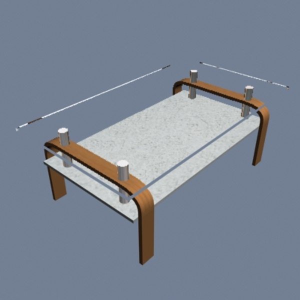 3d table model