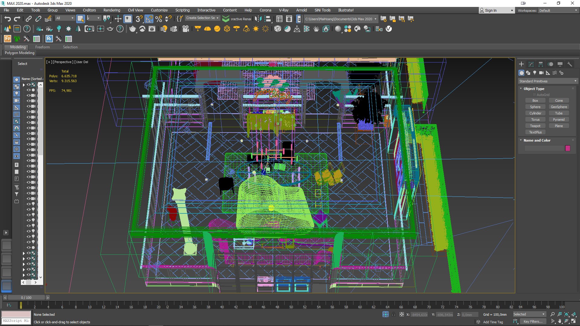 Living Room 02 - Maiholuxury - MAX FBX OBJ SKP DAE Simlab 3D Model - TurboSquid 2172981