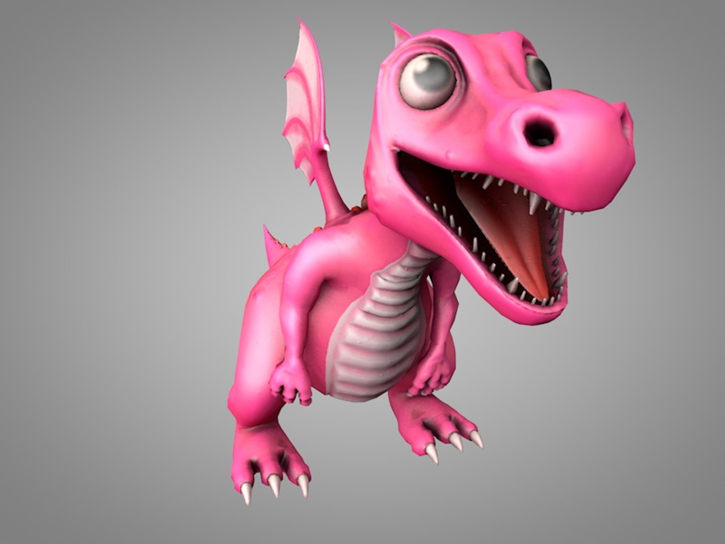 Dragon Cartoon 3D Model - TurboSquid 1490244