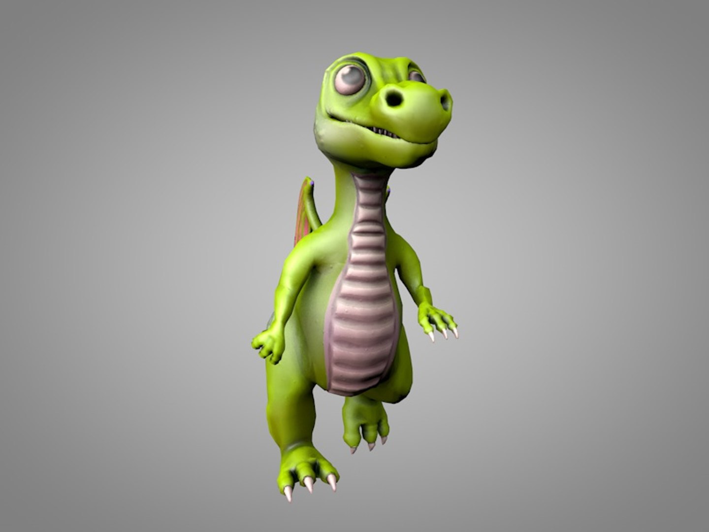 Dragon Cartoon 3D Model - TurboSquid 1490244