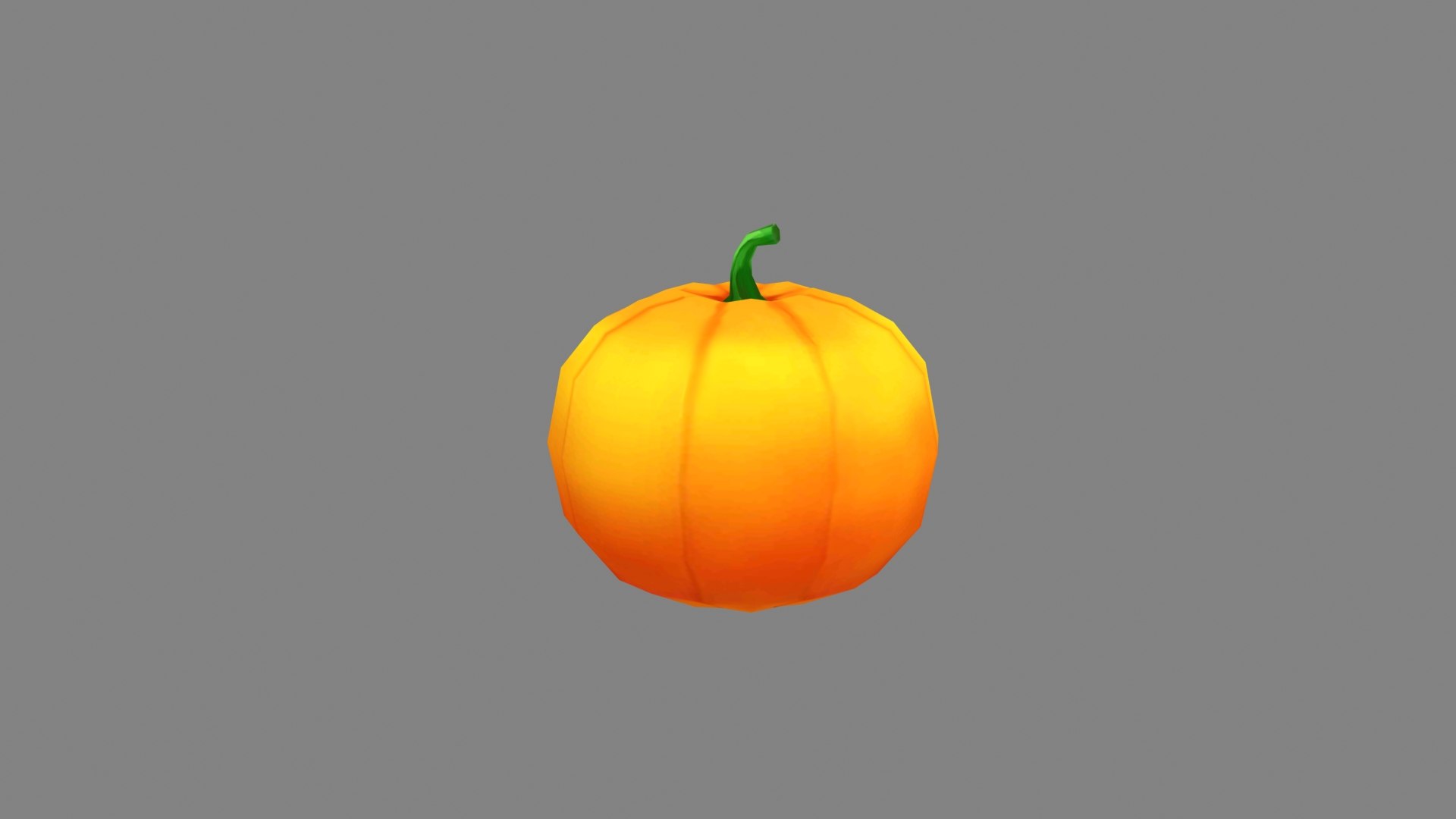 3D cartoon smiling pumpkin Low-poly 3D model model - TurboSquid 1960666