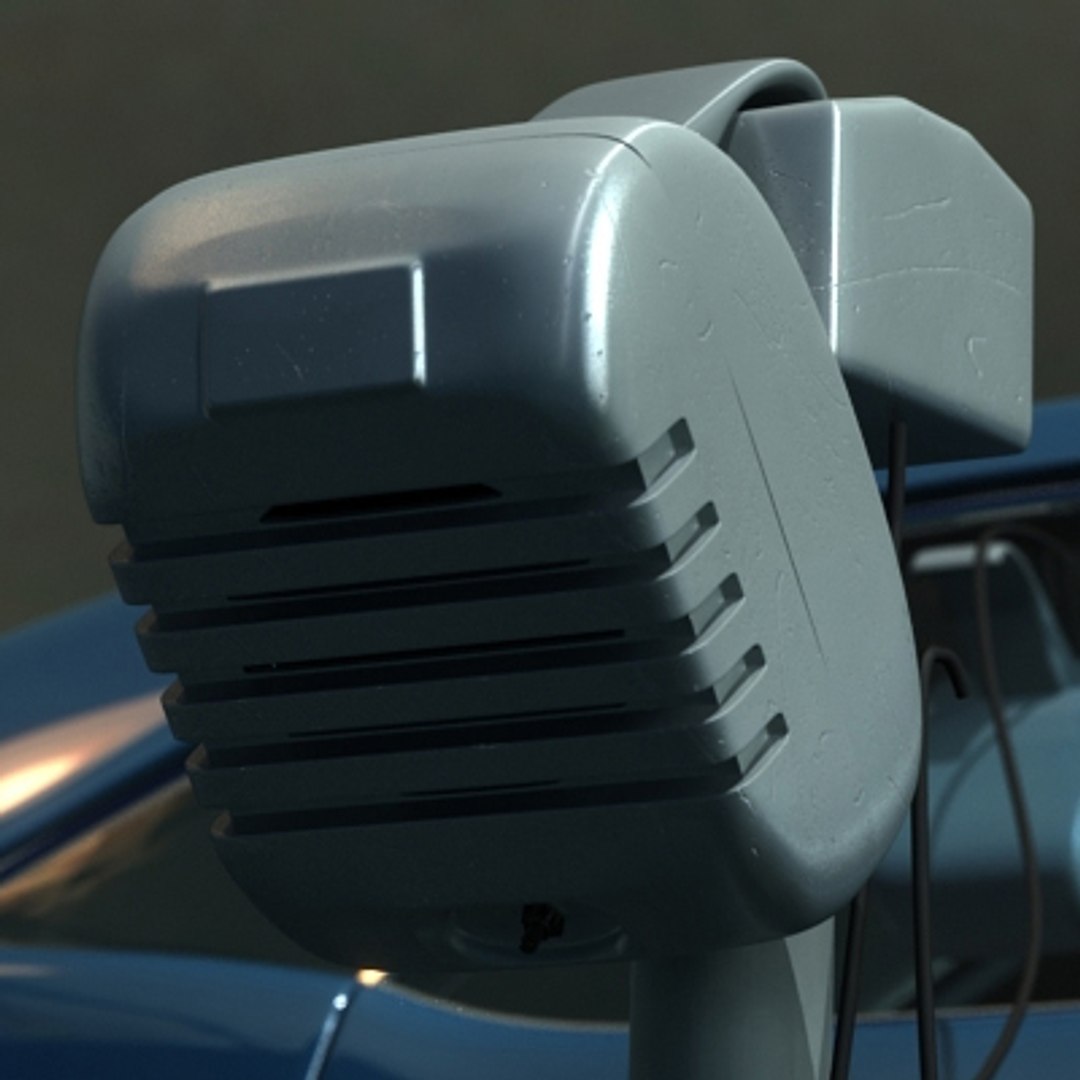 3d Model Drive-in Speaker