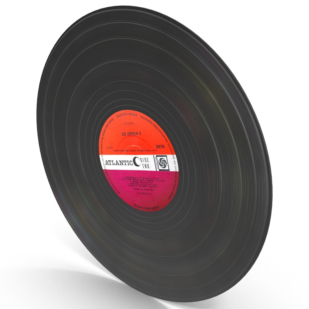 3d vinyl modeled realistic model