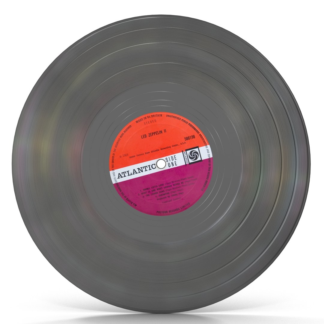 3d vinyl modeled realistic model