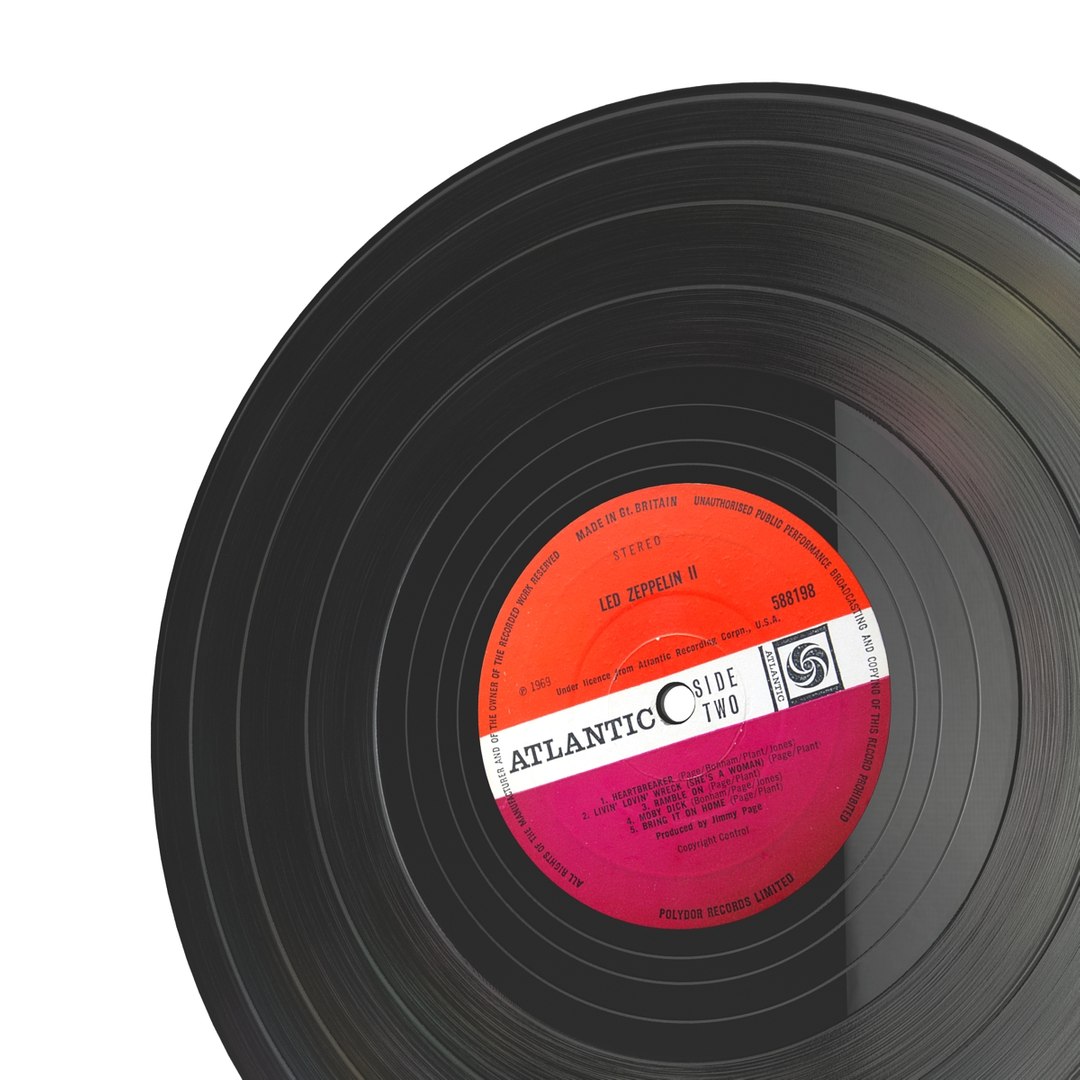 3d vinyl modeled realistic model